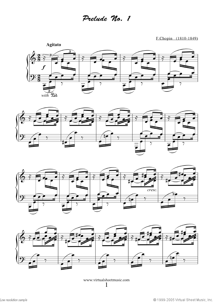 Preludes Op.28 sheet music for piano solo (PDF-interactive)