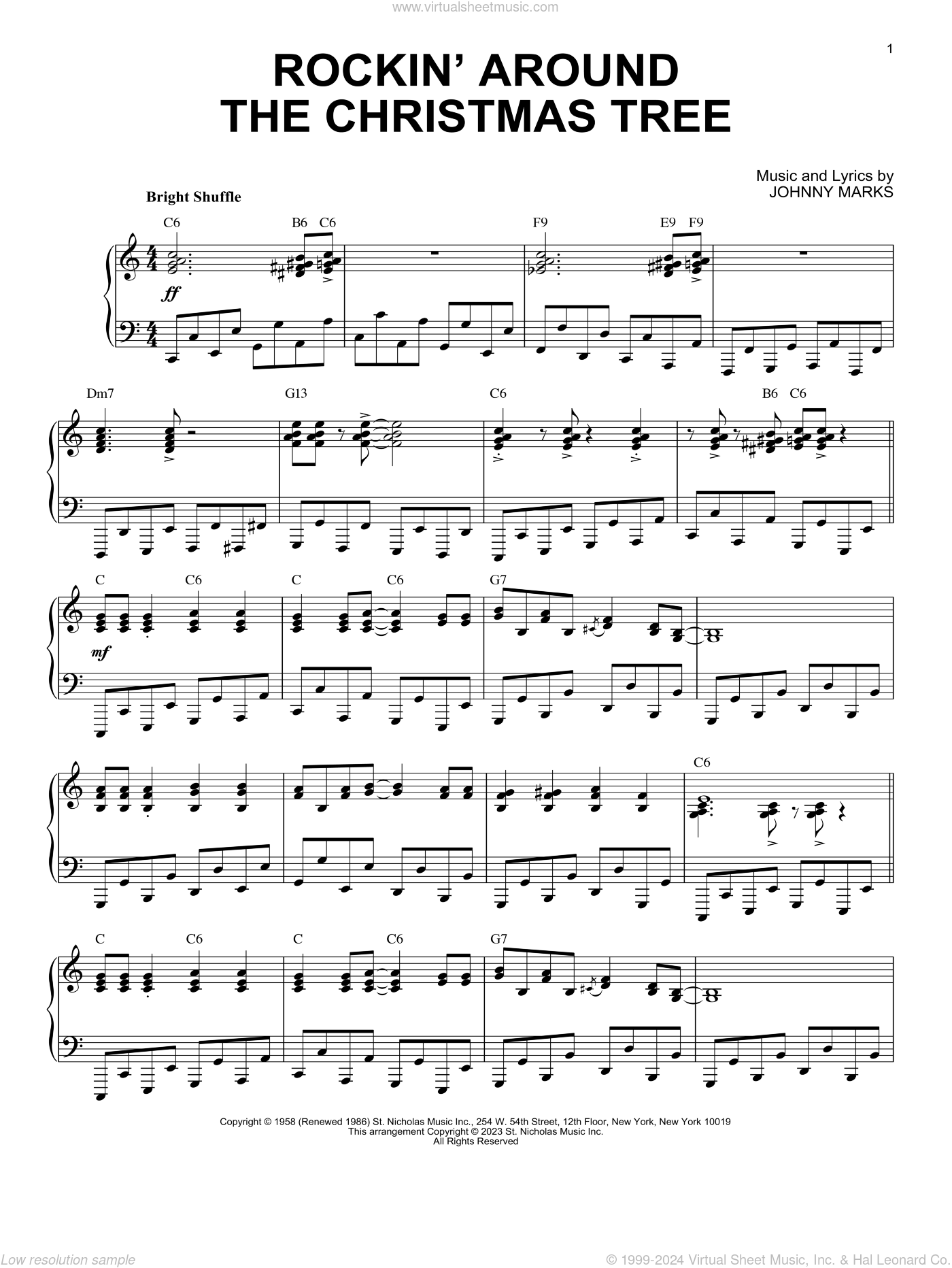 Rockin' Around The Christmas Tree [Boogie Woogie version] (arr. Brent ...