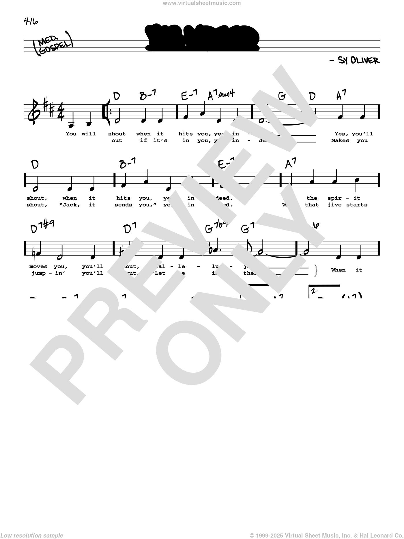 Yes Indeed (Low Voice) sheet music (real book with lyrics) (low voice)