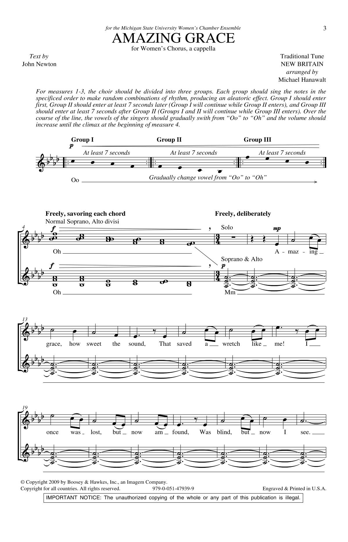 Winter, Fire And Snow sheet music for choir (SSA: soprano, alto)