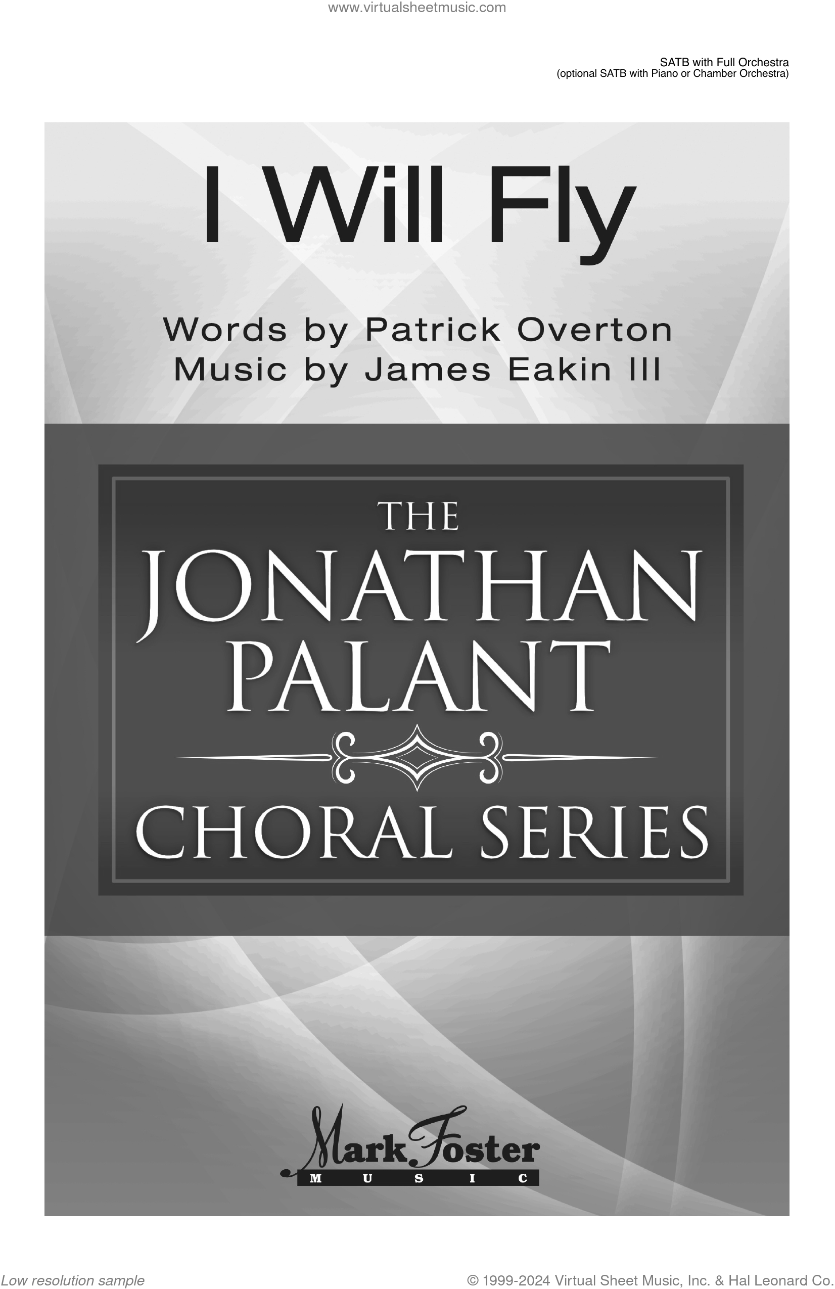 I Will Fly (Full Orchestration) sheet music (complete collection) for ...
