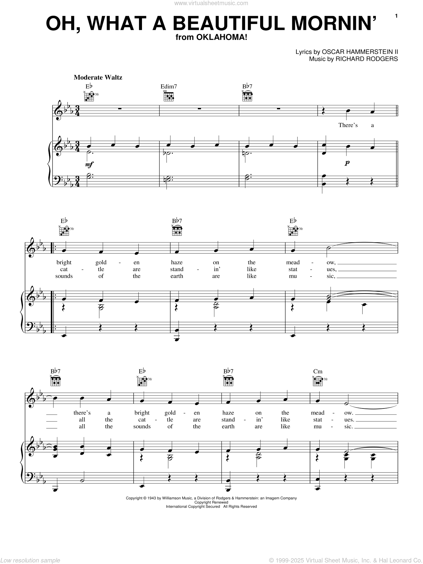 Rodgers & Hammerstein: Oh, What A Beautiful Mornin' (from Oklahoma ...
