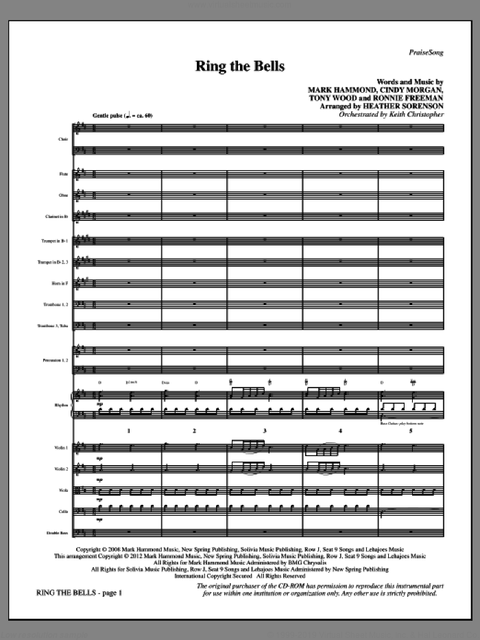Ring the Bells (complete set of parts) sheet music for orchestra/band ...