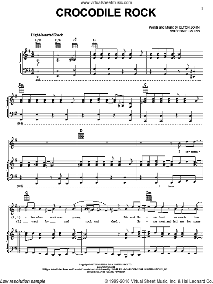 Classic Rock from The '70s (complete set of parts) sheet music for ...
