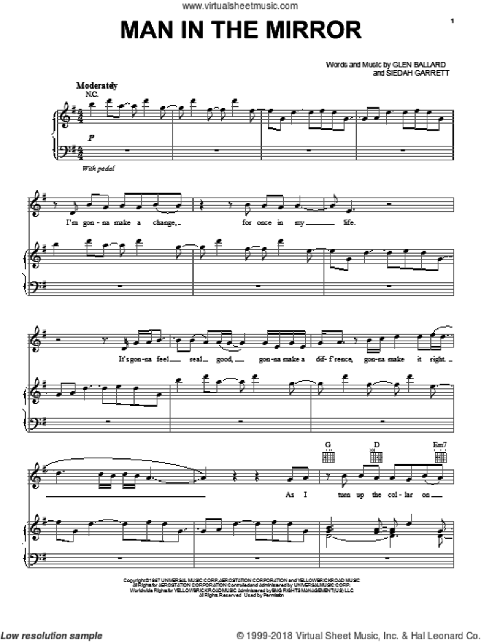 Michael Jackson Hits (complete set of parts) sheet music for voice ...