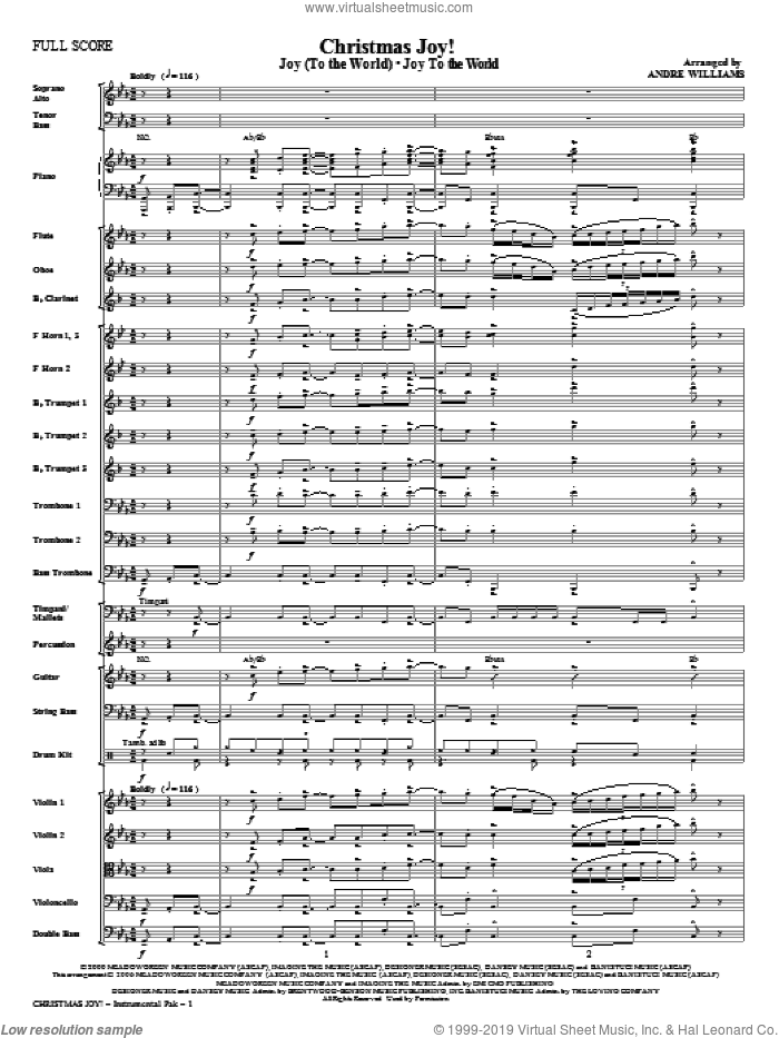 Christmas Joy! (complete set of parts) sheet music for orchestra/band ...