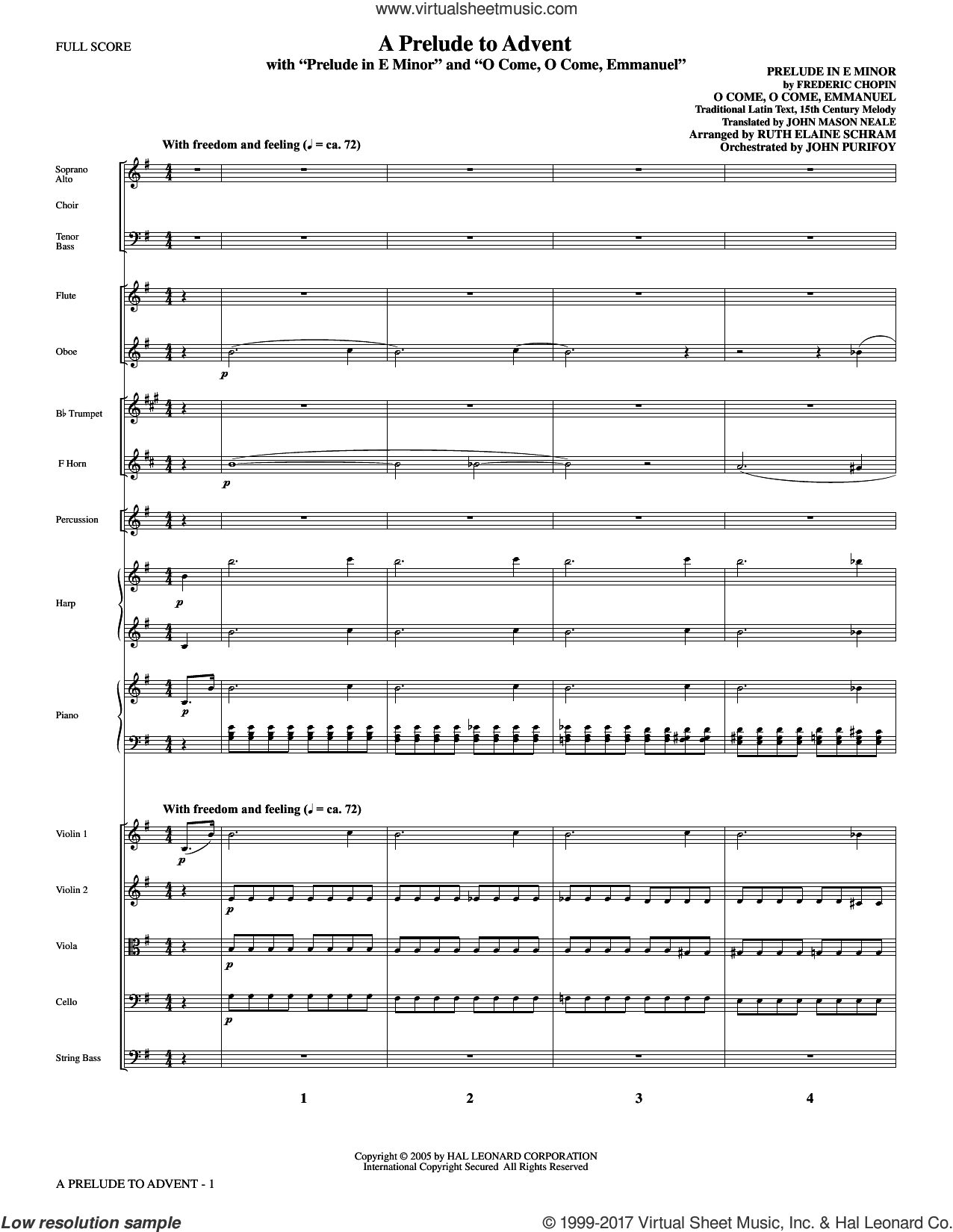 A Prelude To Advent (with Prelude In E Minor and O Come, O Come ...