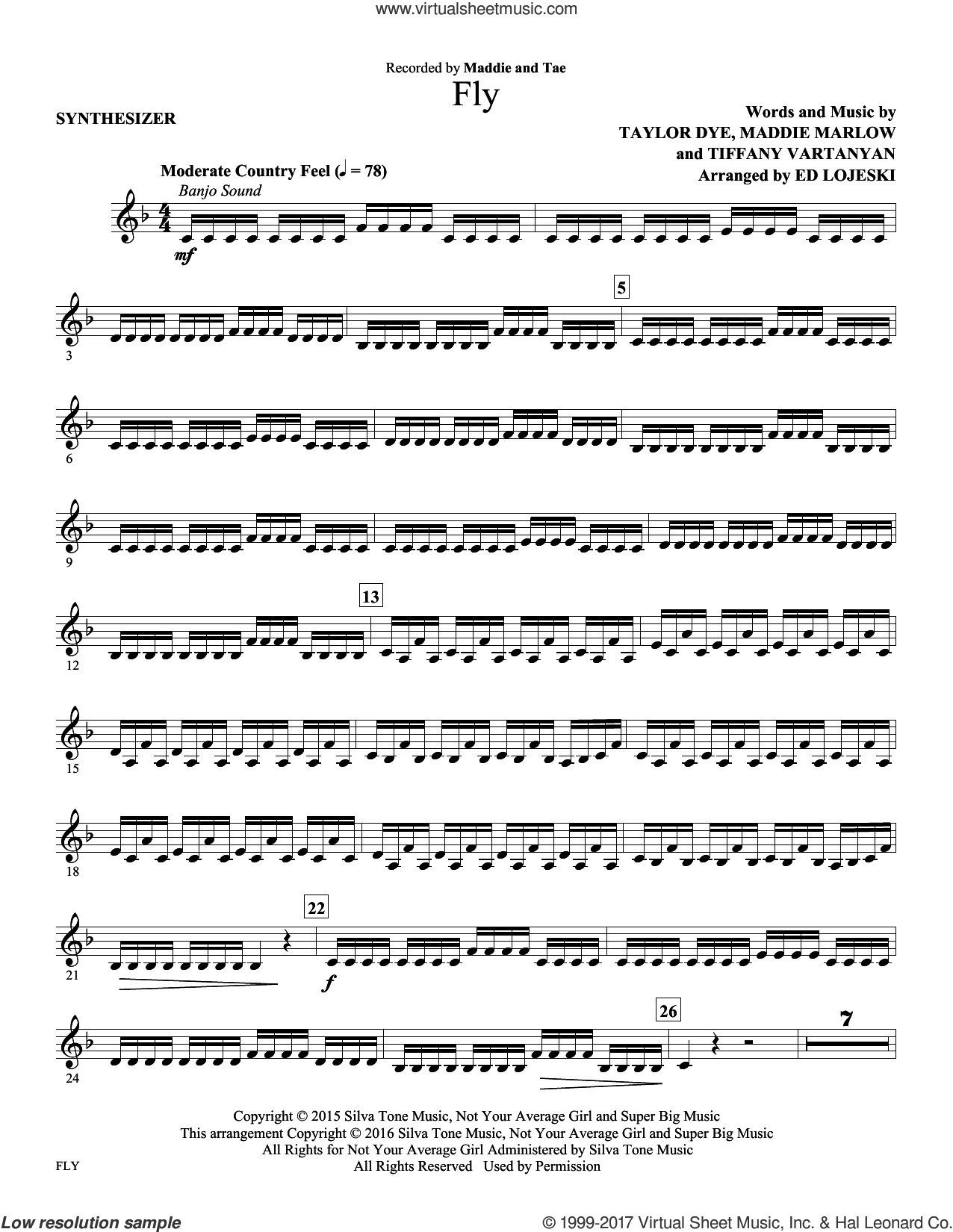 Fly (complete set of parts) sheet music for orchestra/band (PDF)