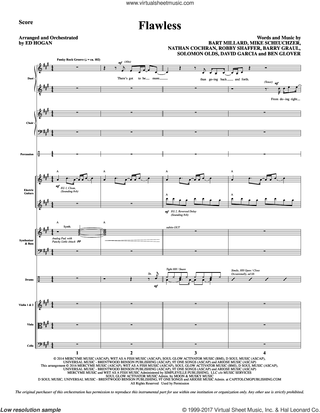 Flawless sheet music (complete collection) for orchestra/band