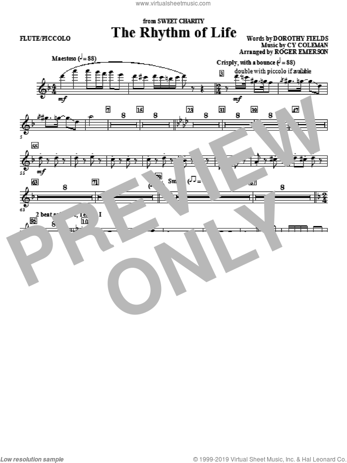 The Rhythm Of Life (complete set of parts) sheet music for orchestra/band