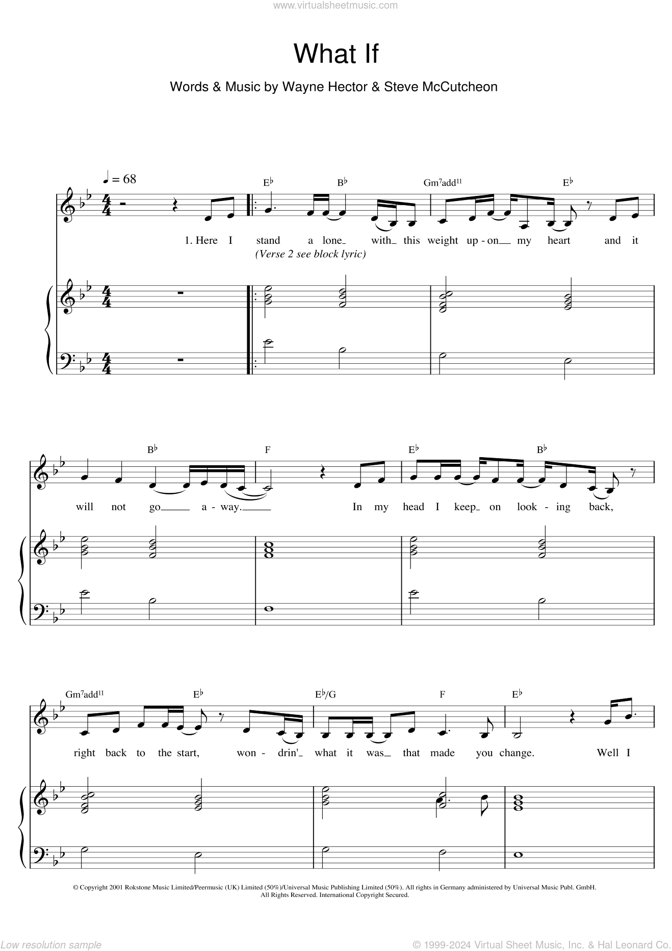 What If sheet music for voice and piano (PDF-interactive)
