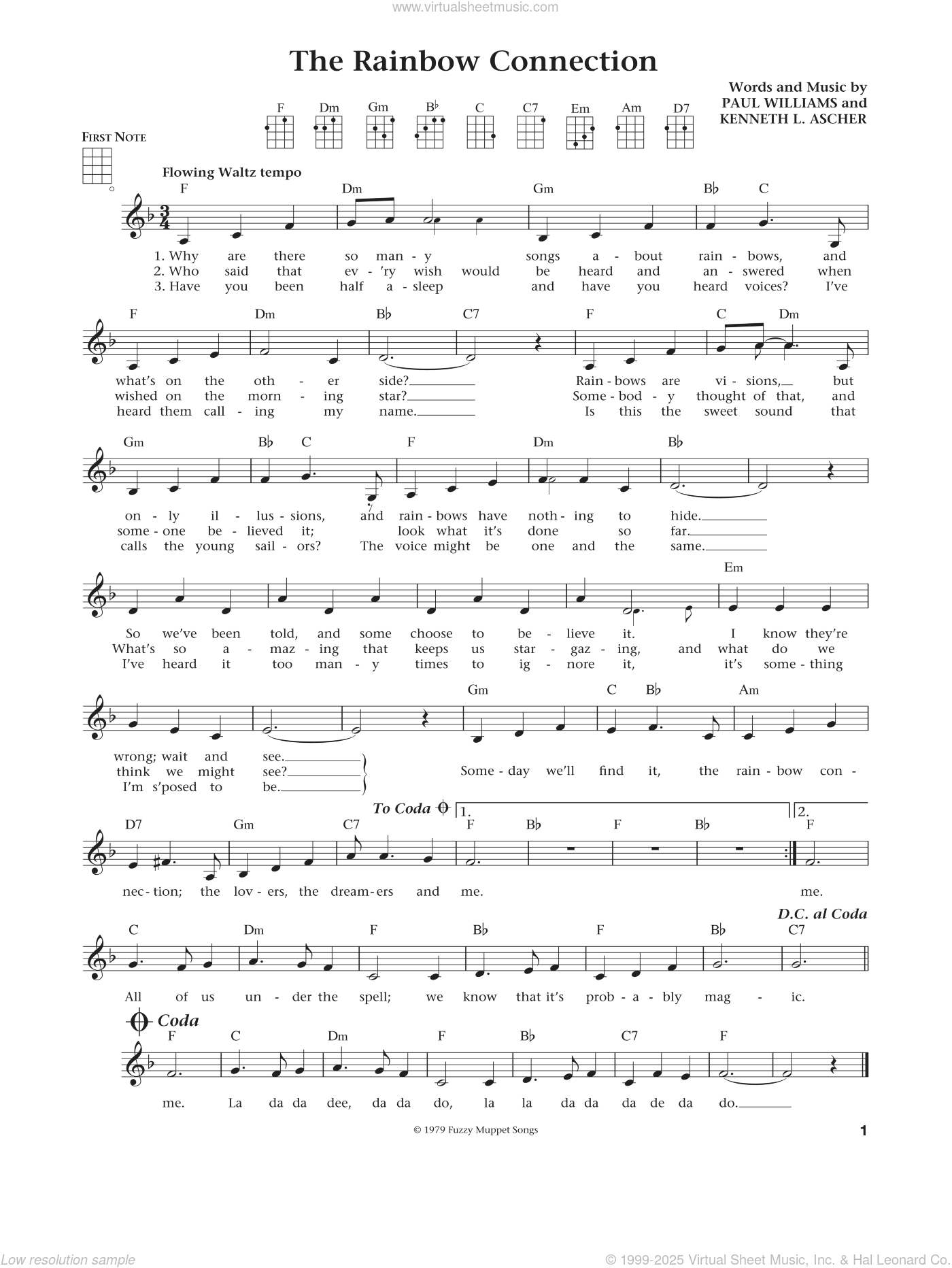 The Rainbow Connection (from The Daily Ukulele) (arr. Liz and Jim ...