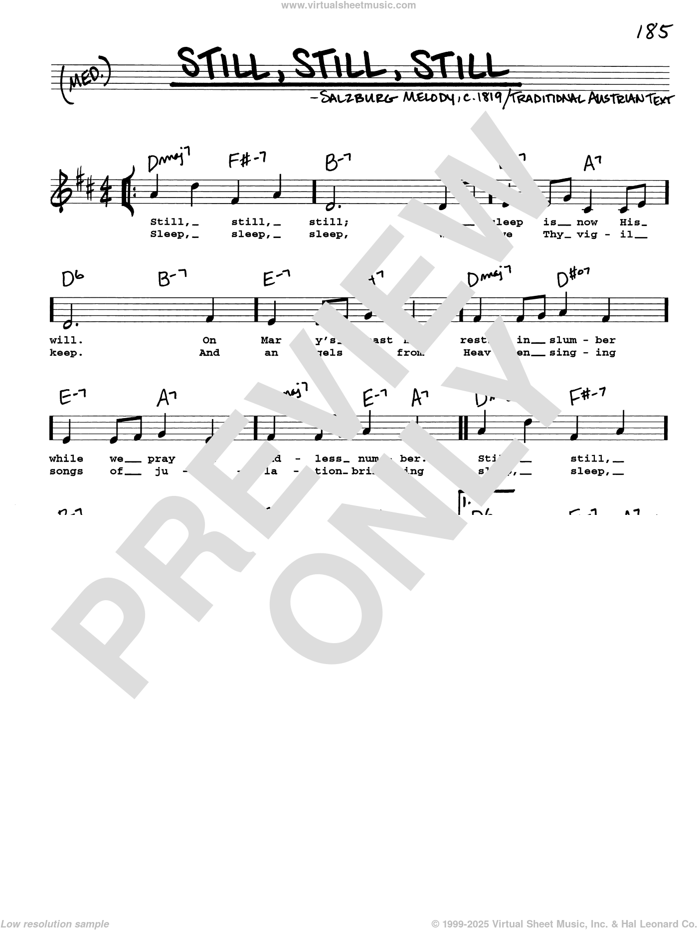 Still, Still, Still sheet music (real book with lyrics) (PDF)