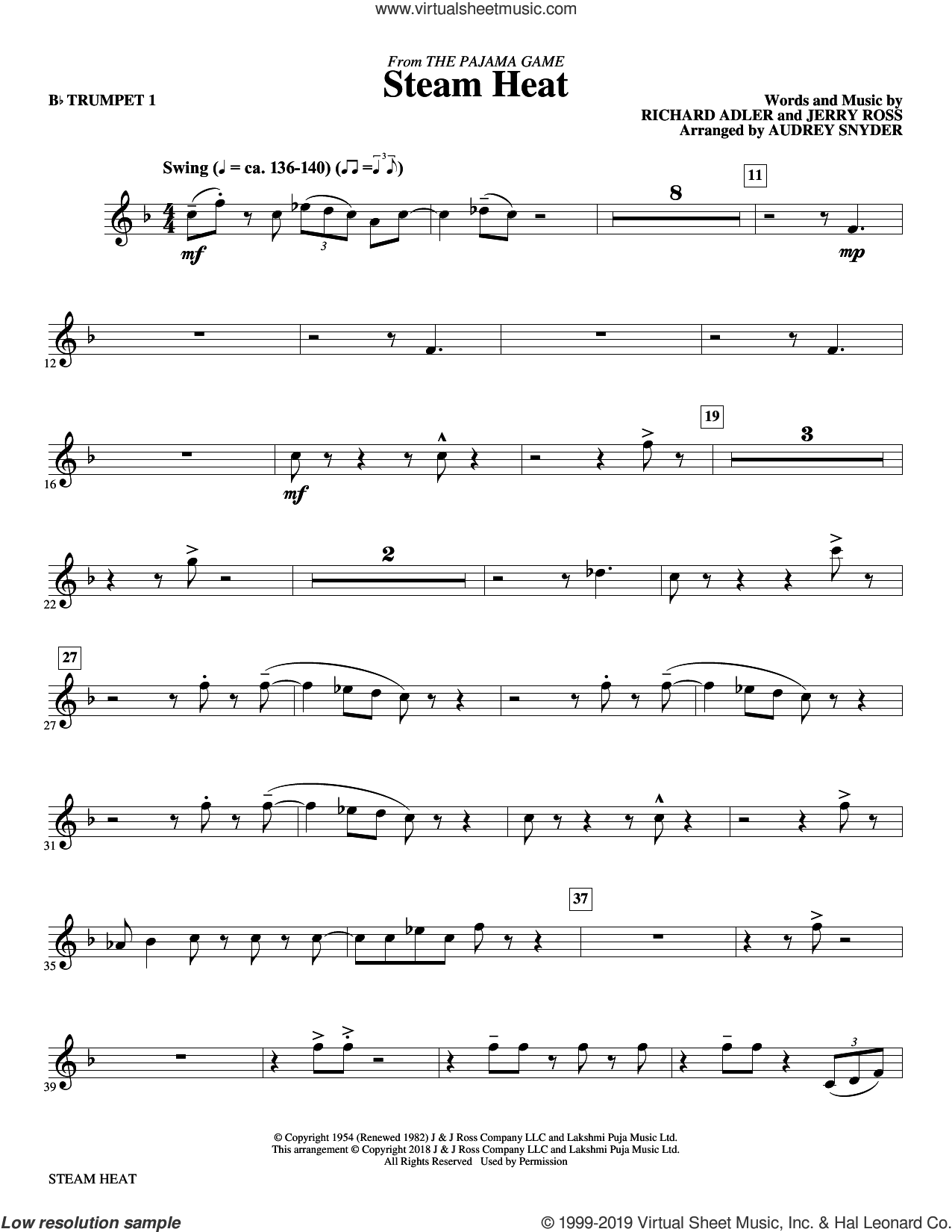 Steam Heat (complete set of parts) sheet music for orchestra/band