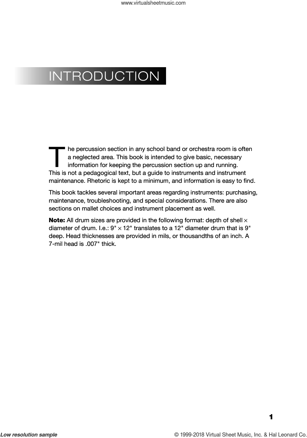 Percussion Instruments: Purchasing, Maintenance, Troubleshooting, and ...