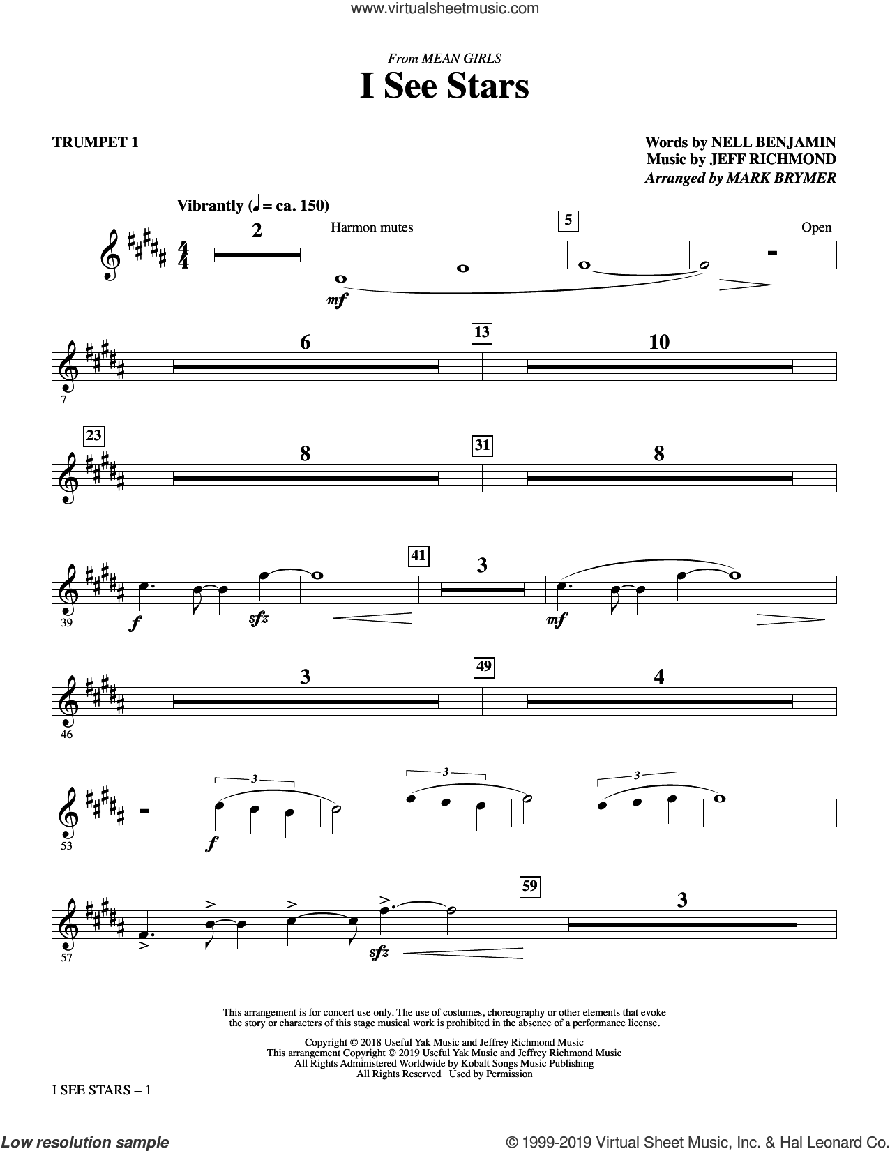 I See Stars (from Mean Girls: The Broadway Musical) (arr. Mark Brymer ...
