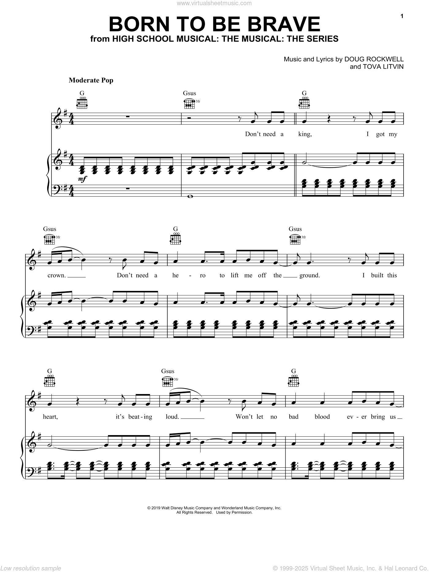 Born To Be Brave (from High School Musical: The Musical: The Series ...