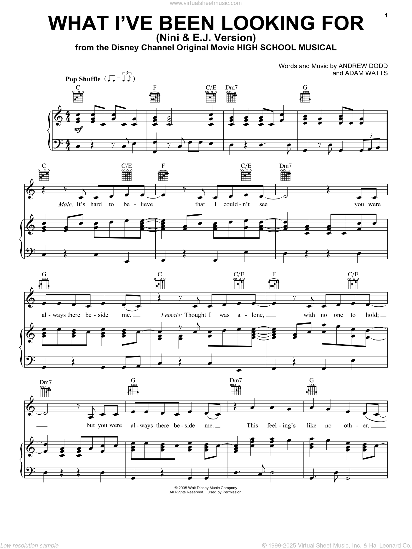 What I've Been Looking For (from High School Musical: The Musical: The ...