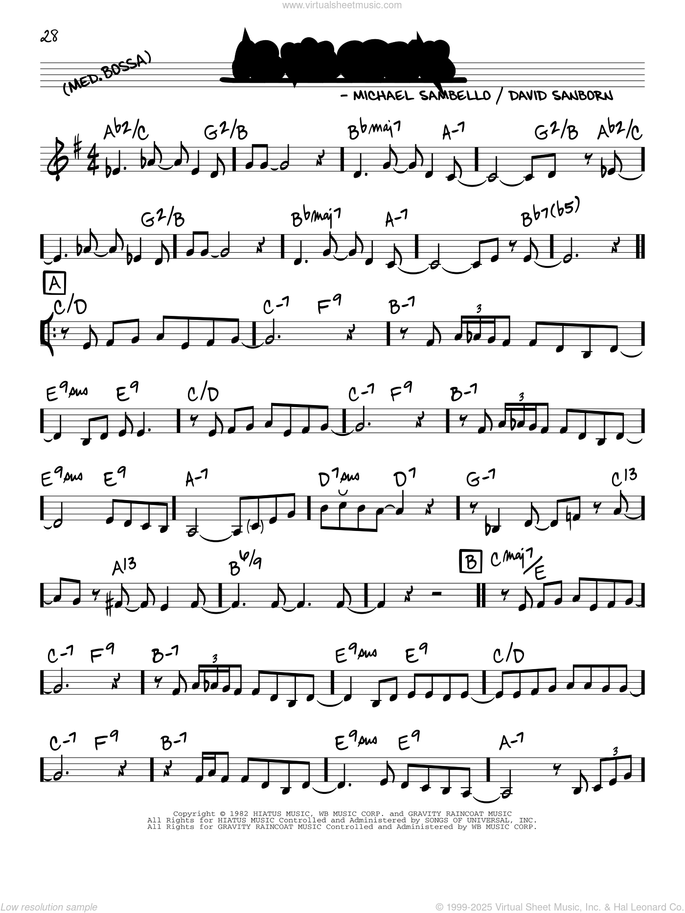 As We Speak sheet music (real book - melody and chords) (real book)