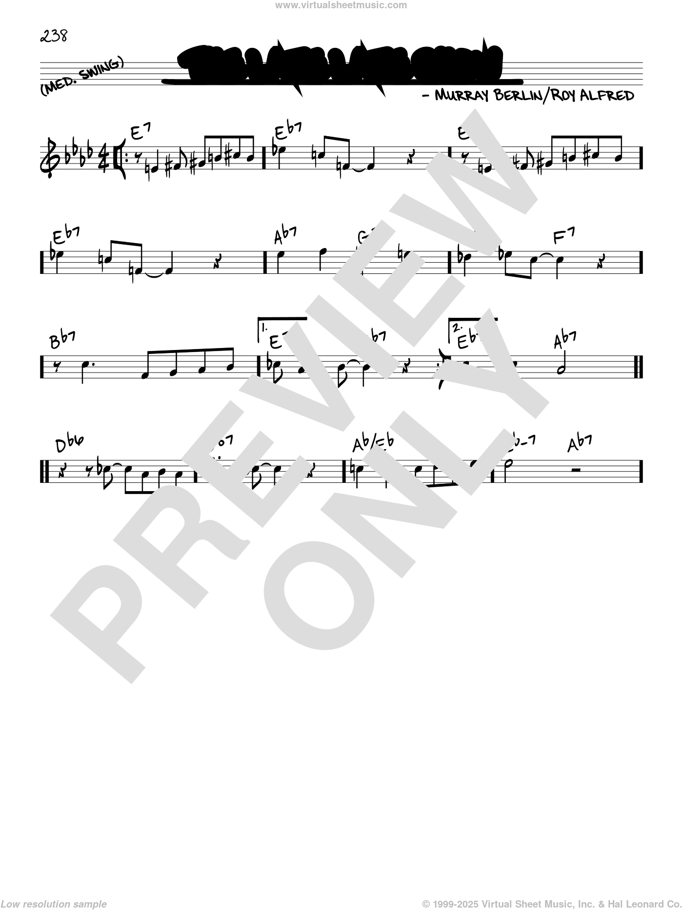 The Late Late Show sheet music (real book - melody and chords) (real book)