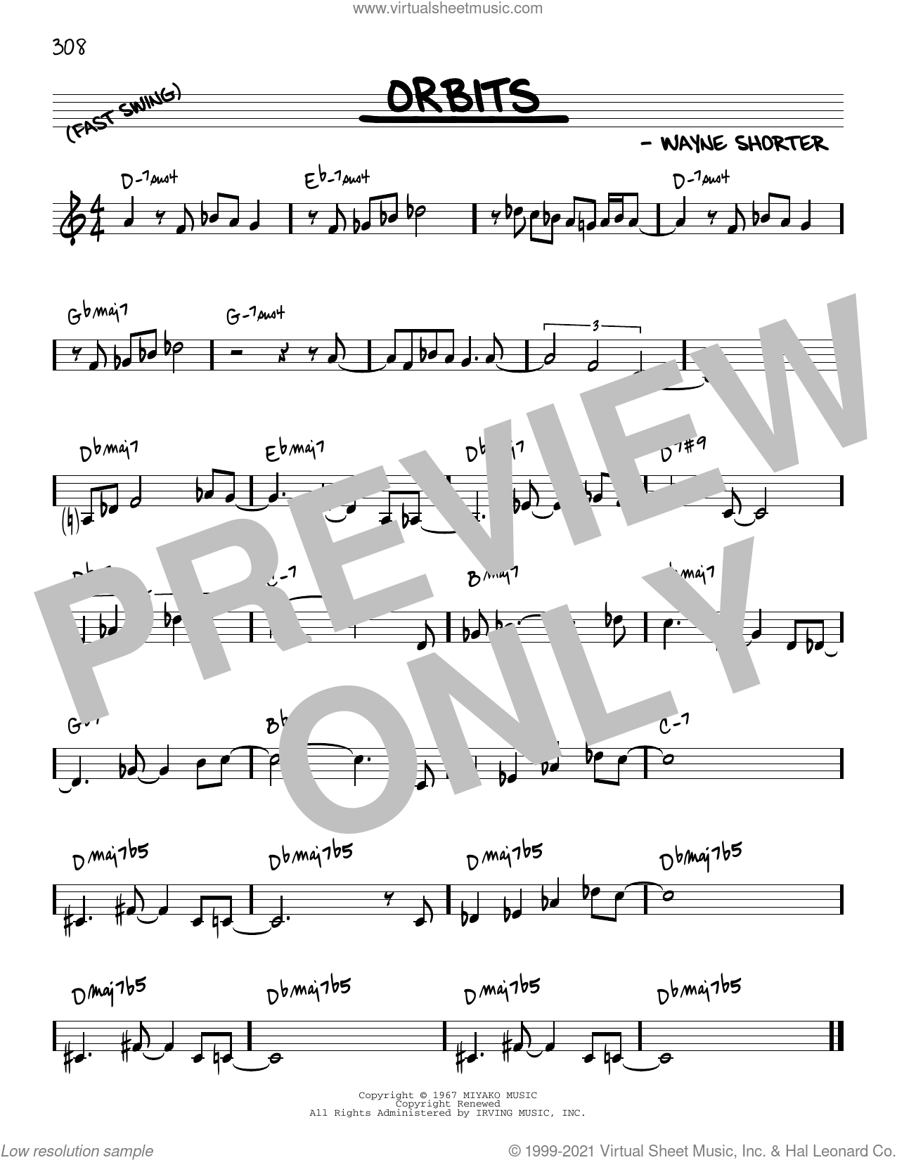 Orbits [Reharmonized version] (arr. Jack Grassel) sheet music (real ...