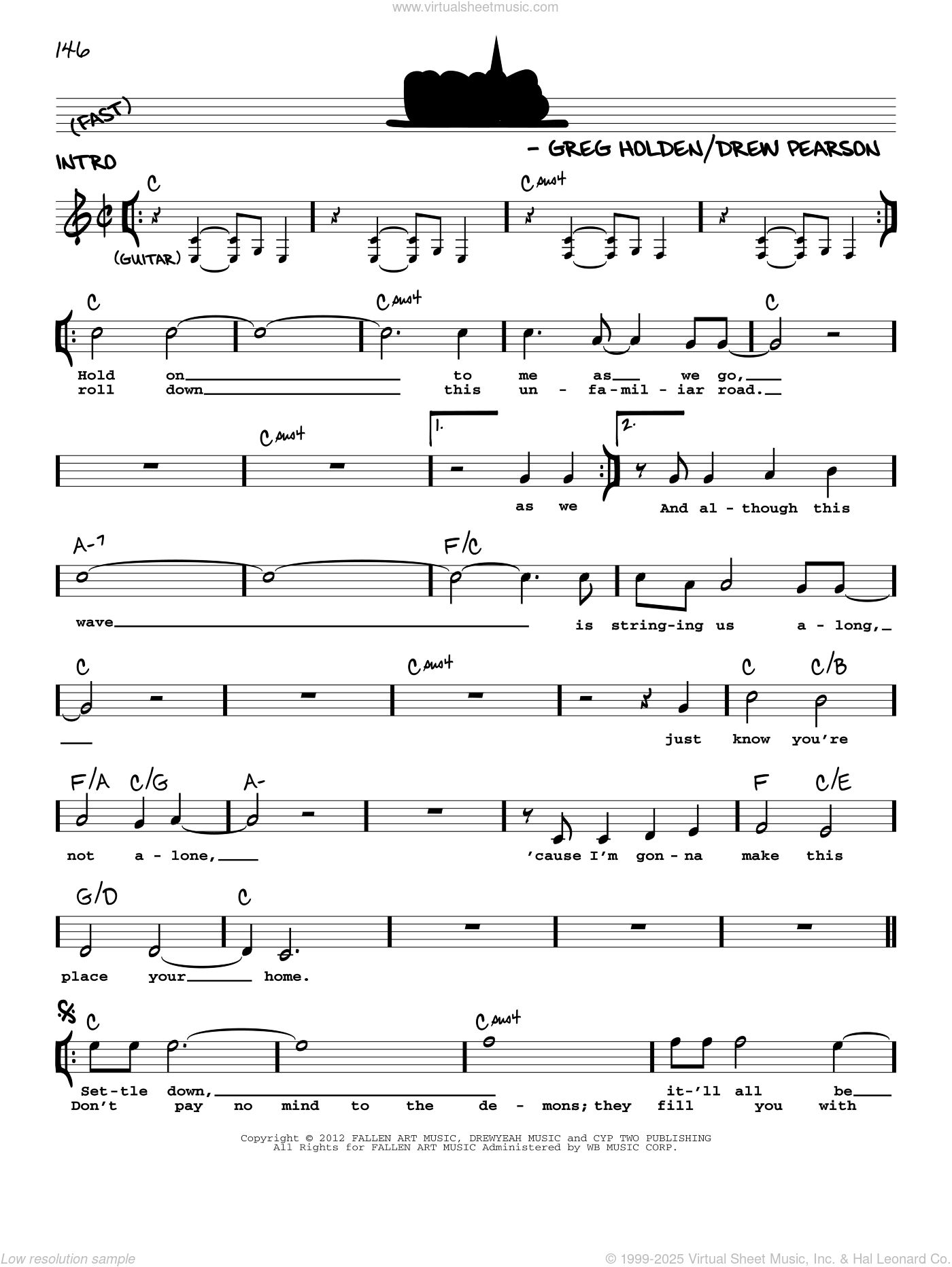 Home sheet music (real book with lyrics) (PDF)