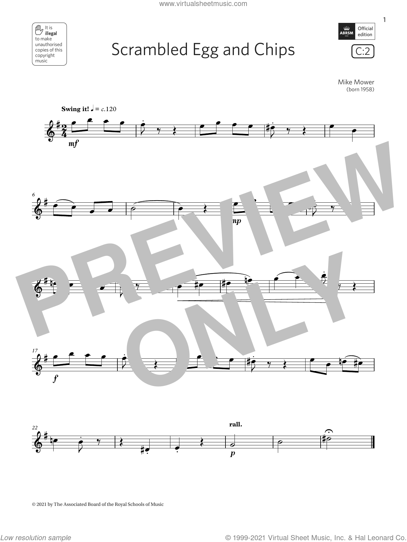 Scrambled Egg and Chips (Grade 1 List C2 from the ABRSM Flute syllabus ...
