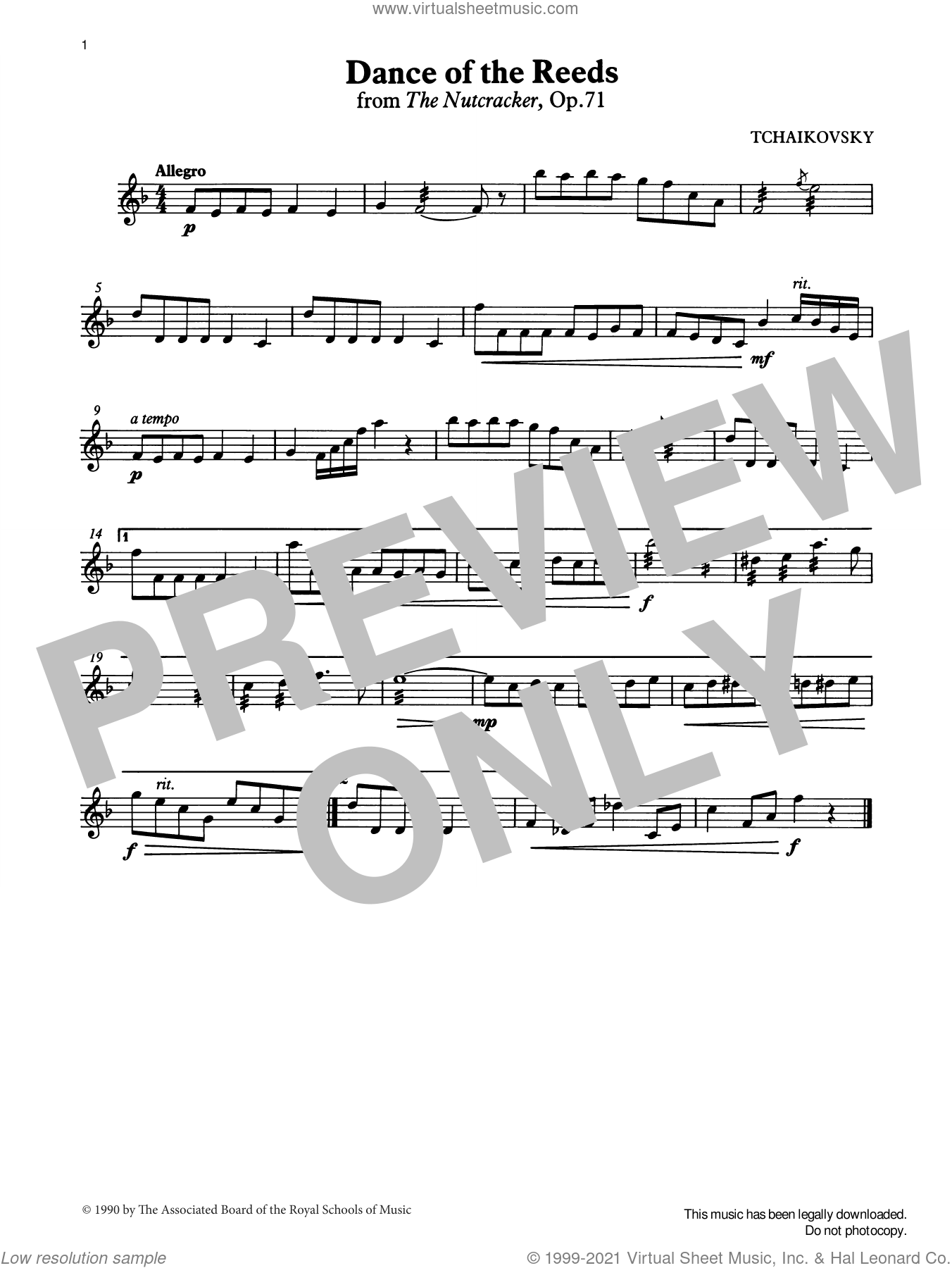 Dance of the Reeds from Graded Music for Tuned Percussion, Book II ...