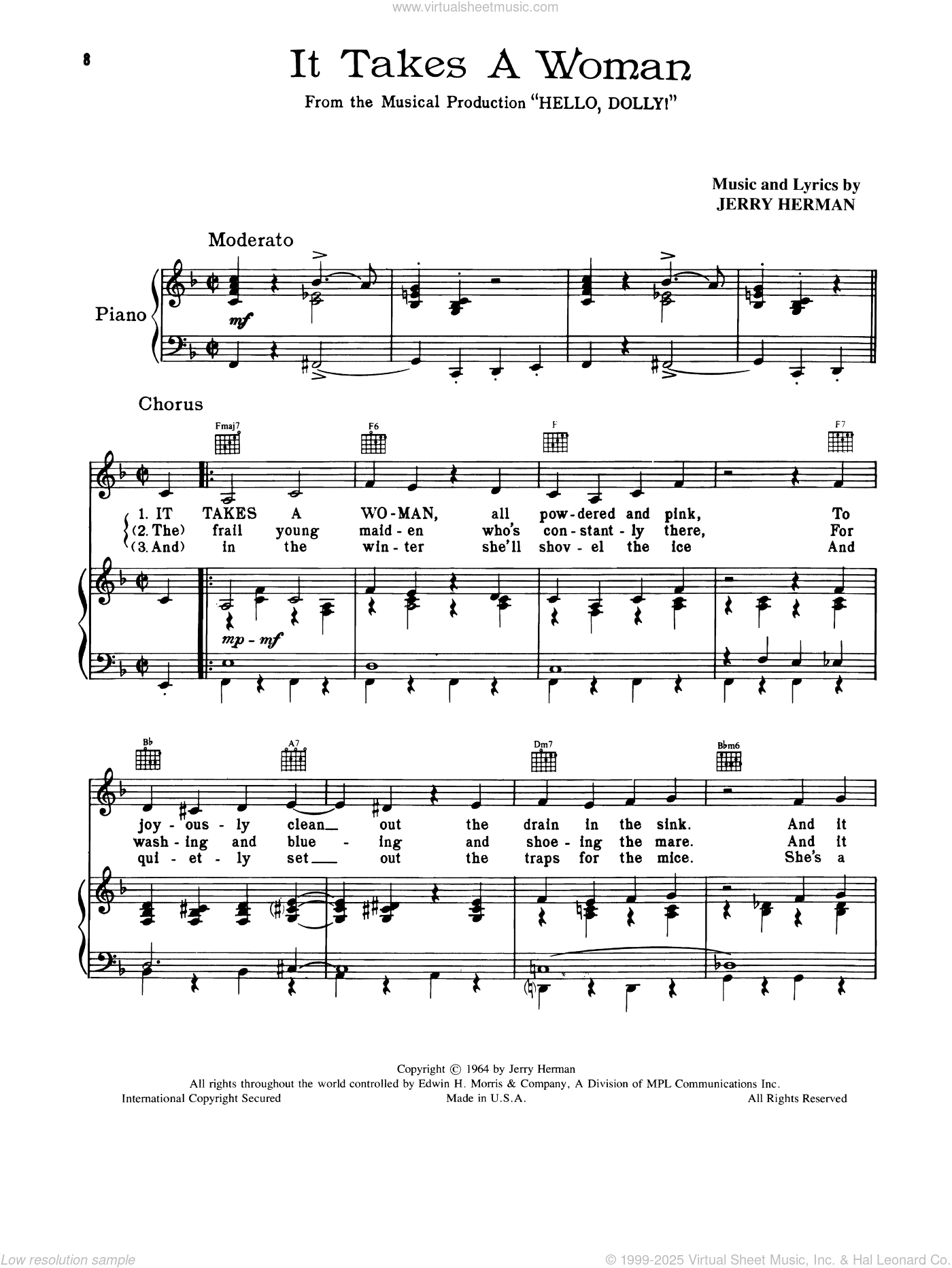 Hello Dolly Guitar Chords