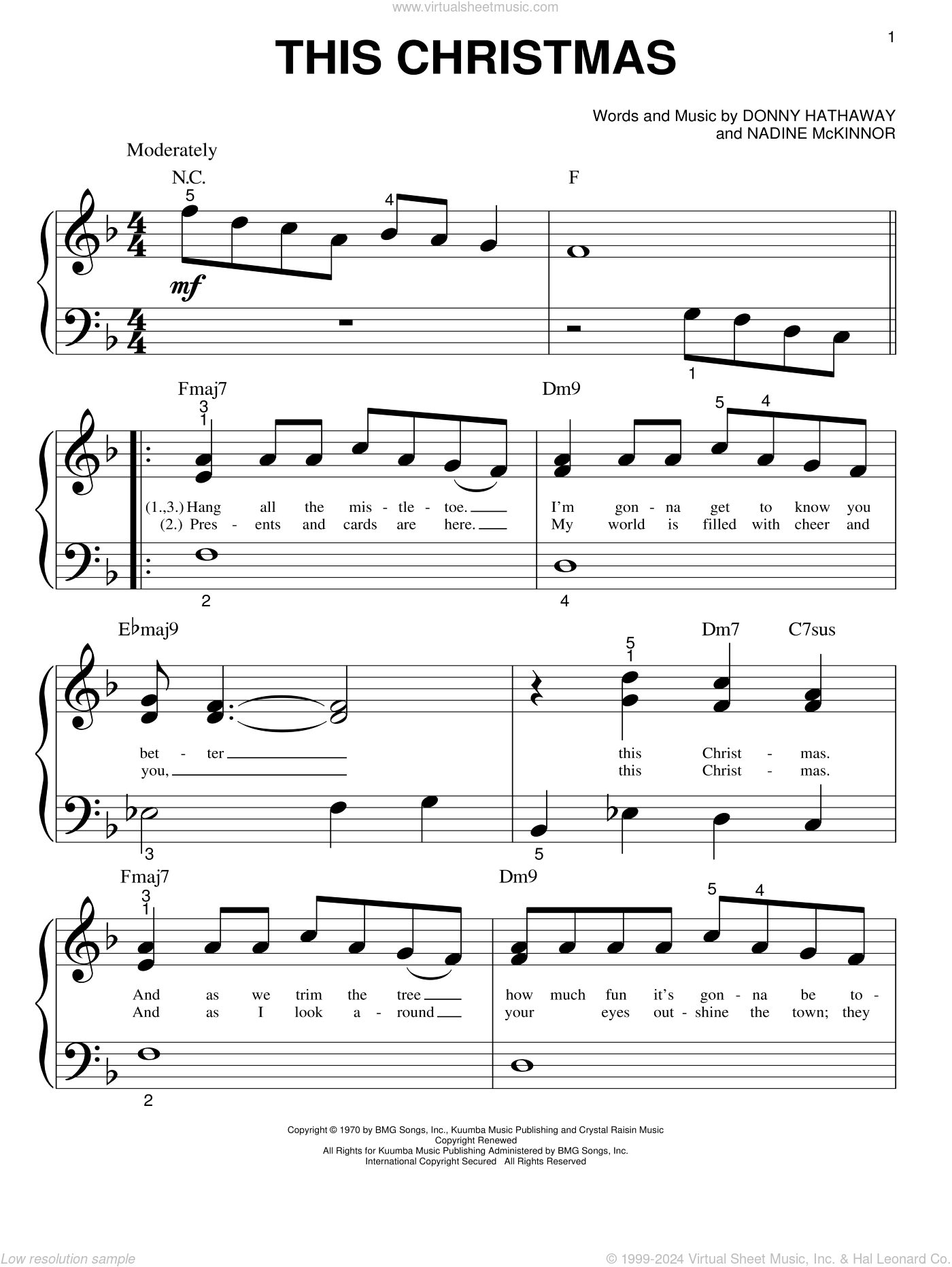 This Christmas sheet music for piano solo (big note book) (PDF)