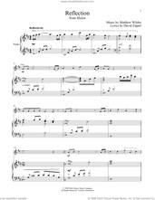Reflection (from Mulan) sheet music for flute and piano (PDF)